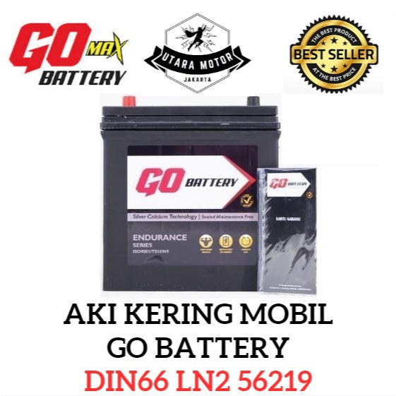 Jual GO BATTERY Aki Kering Mobil DIN 66 LN2 56219 12V Innova Reborn ...