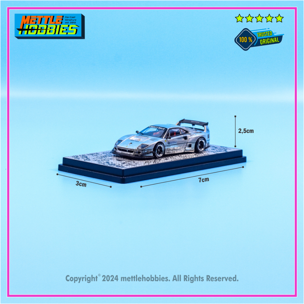 Jual Inno Models Ferrari F40 Liberty walk LBWK Diecast Miniatur Replika ...
