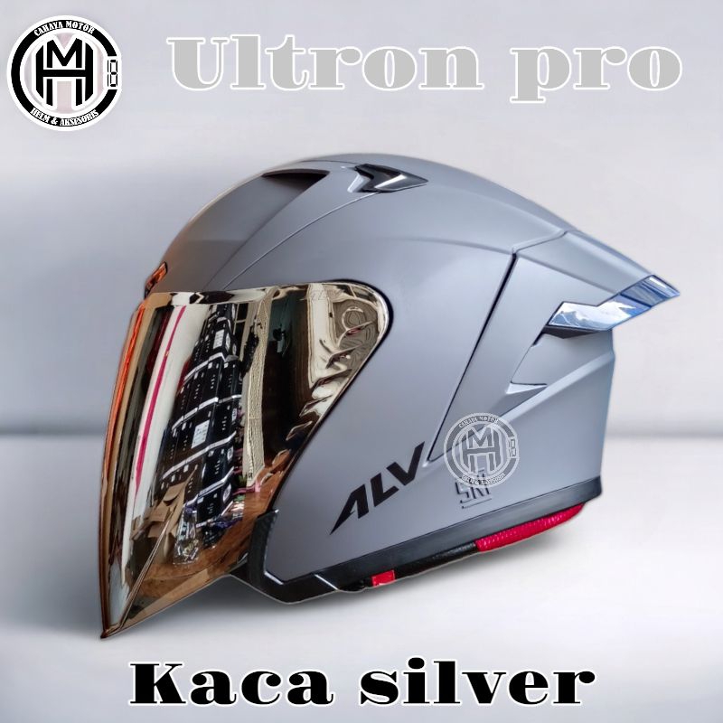 Jual HELM ALV ULTRON PRO SOLID|Half face terbaru HELEM KEREN | Shopee ...