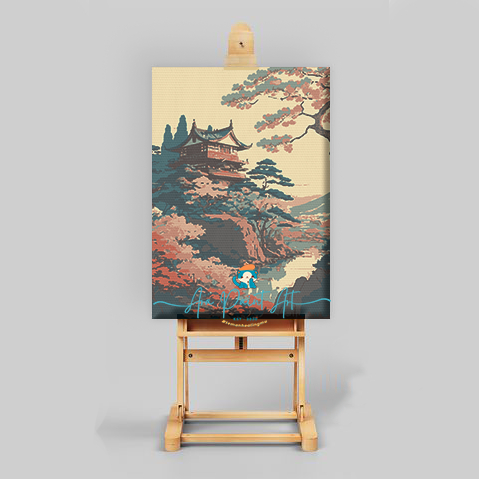 Jual JAPAN SERIES Paint by numbers kit I Painting I Painting by number ...