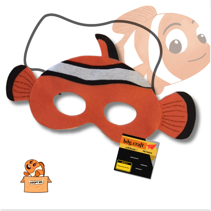 Jual Cosplay mask topeng flanel dua lapis FINDING NEMO | Shopee Indonesia