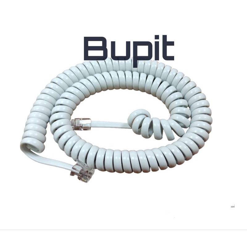 Jual Kabel Spiral Telepon Telephone Panasonic Putih Hitam Original ...