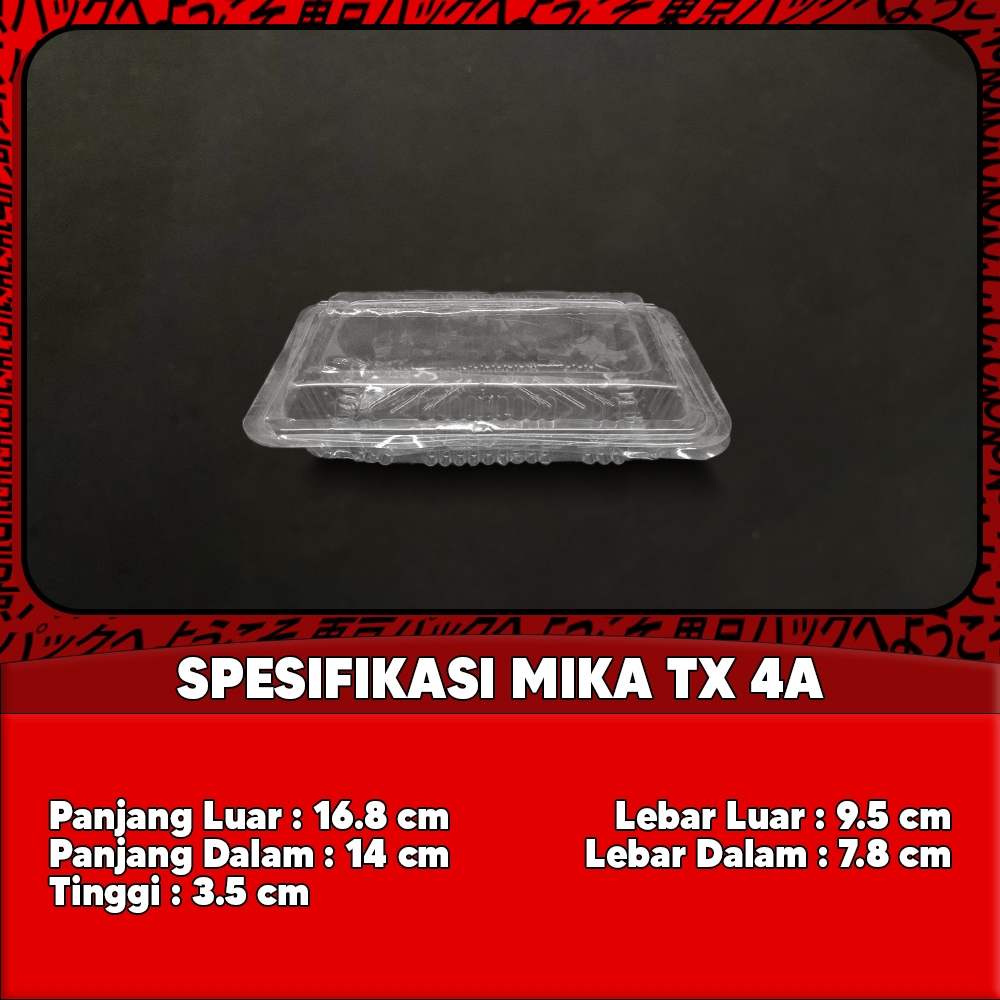 Jual Plastik mika kue semua ukuran / mika kotak makanan besar / Box ...