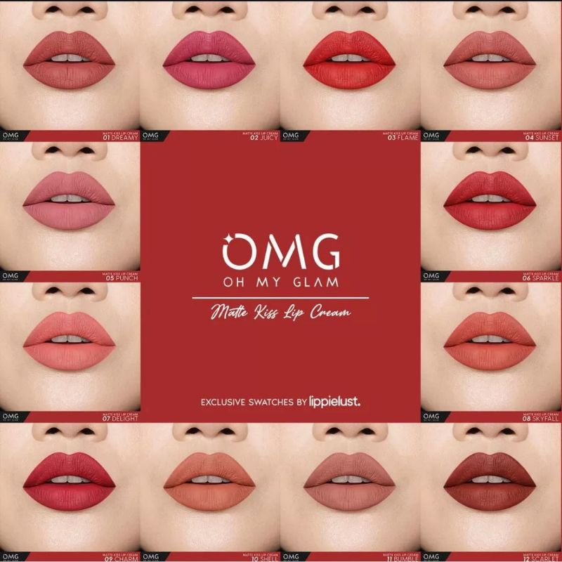 Jual KECANTIKAN LIP CREAM OMG LIPSTIK MATE | Shopee Indonesia