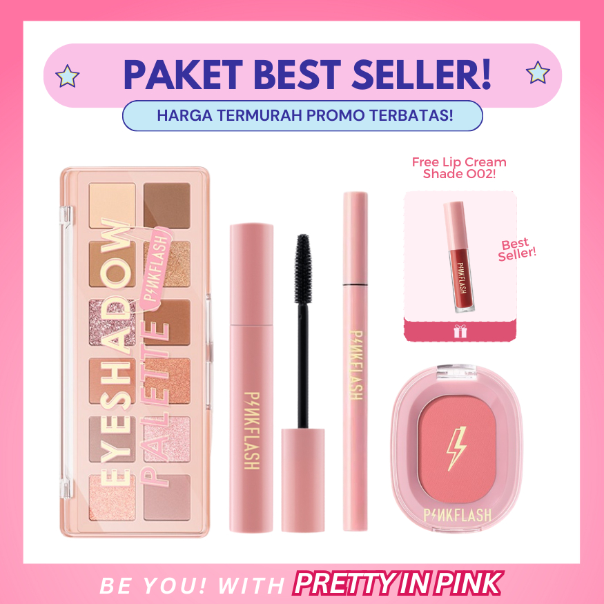 Jual [5PCS] PINKFLASH Special Bundling Eye Makeup Set Eyeshadow Mascara ...