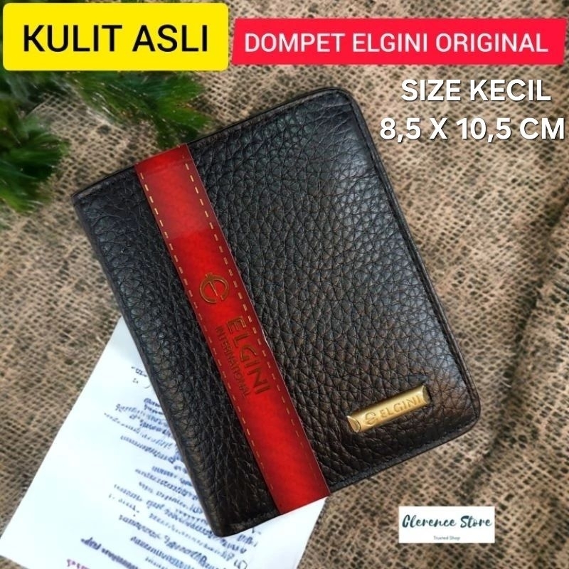 Jual PROMO Dompet Pria Kulit Asli SIZE KECIL- Dompet Elgini Original ...