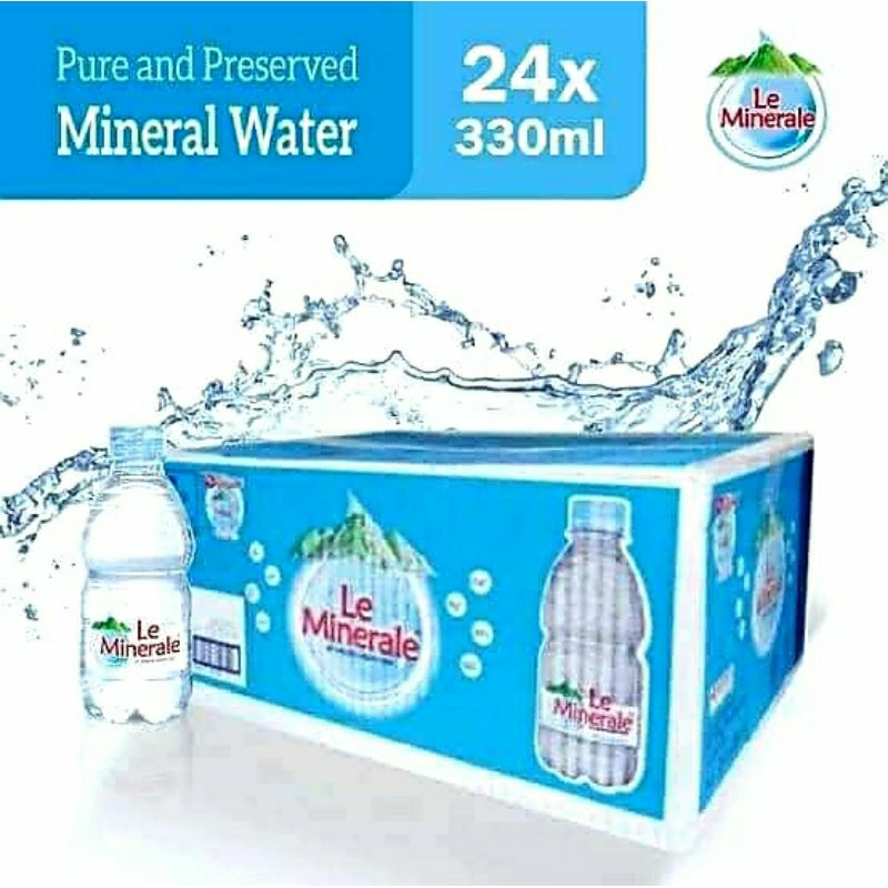 Jual Le Mineral 330ml 1 Dus isi 24 Botol Kecil Mini | Shopee Indonesia