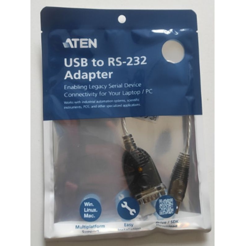 Jual Atend Kabel Converter Usb to Serial RS232 Aten rs232 | Shopee ...