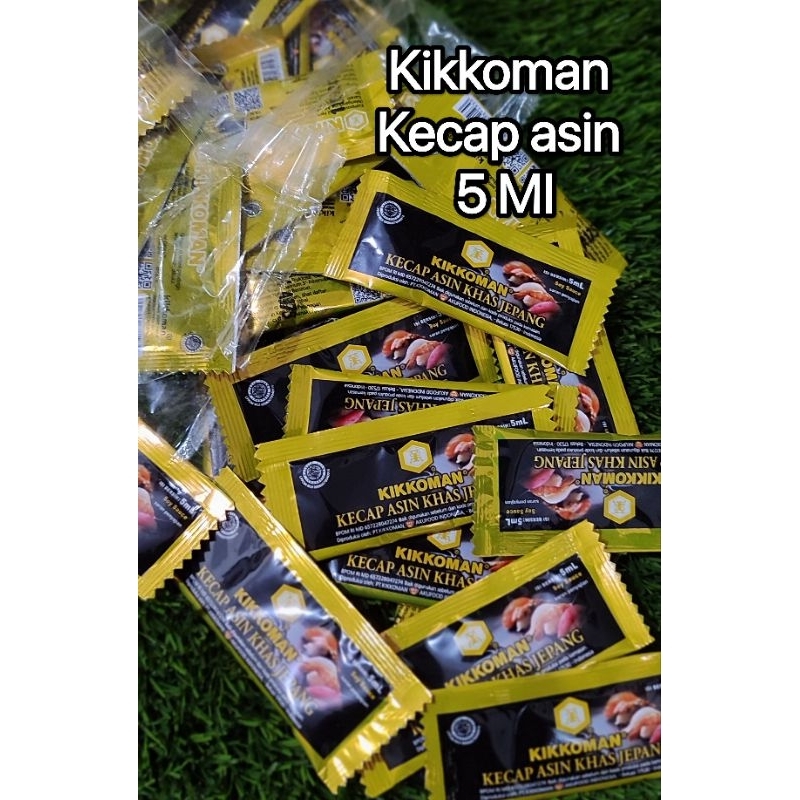 Jual Kecap Asin Kikkoman sachet| Soy Sauce sachet 5Ml | Shopee Indonesia