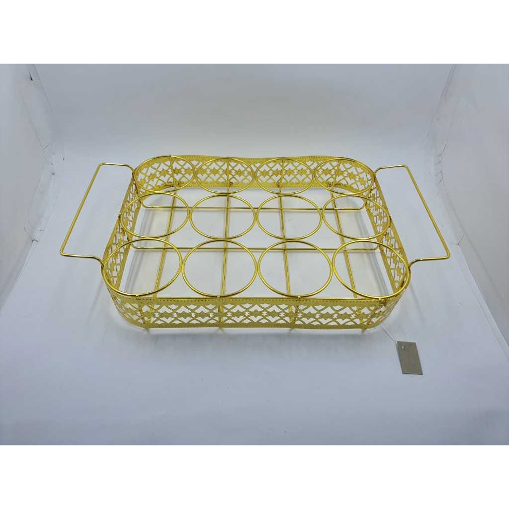 Jual Rak Aqua Gelas / Keranjang Tempat Air Mineral 12Lubang Segi Emas ...
