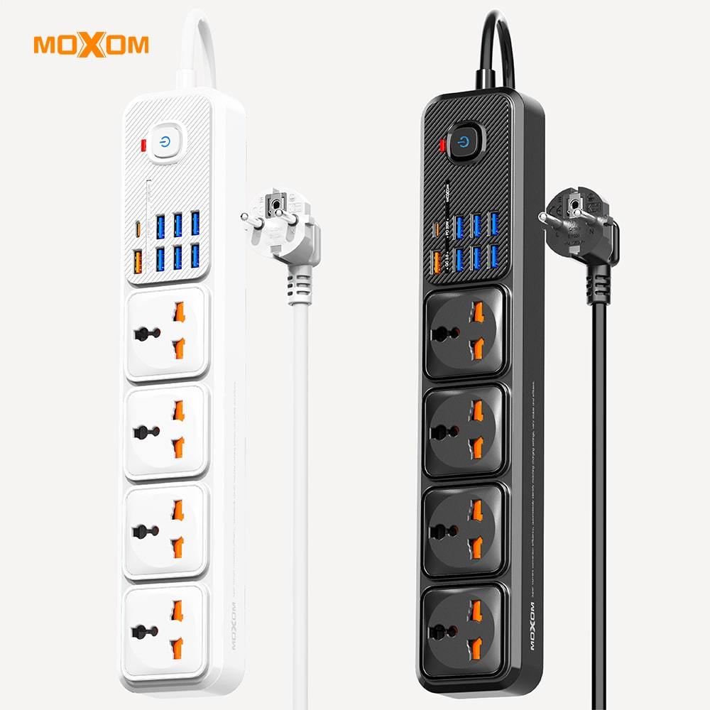 Jual Moxom Power 4Socket 1PD 20W+7USB (1QC 18W) 2500W 3Meter MX-ST16 ...