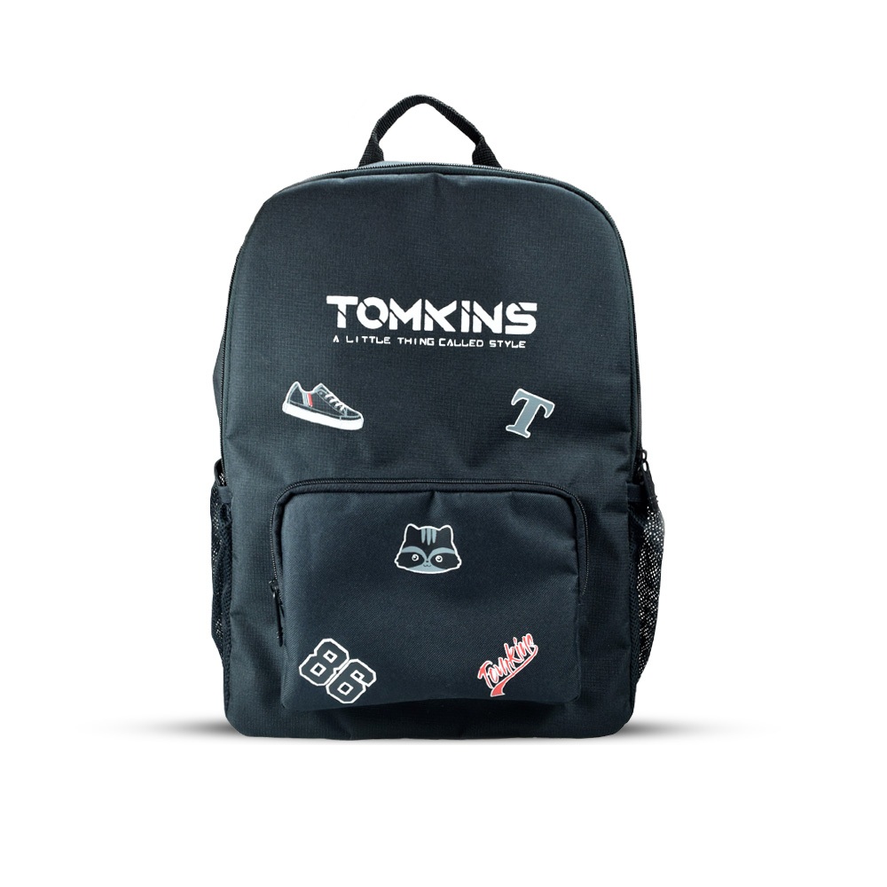 Jual TOMKINS BackPack Chevalier One - Black Tas Sekolah Anak Remaja ...