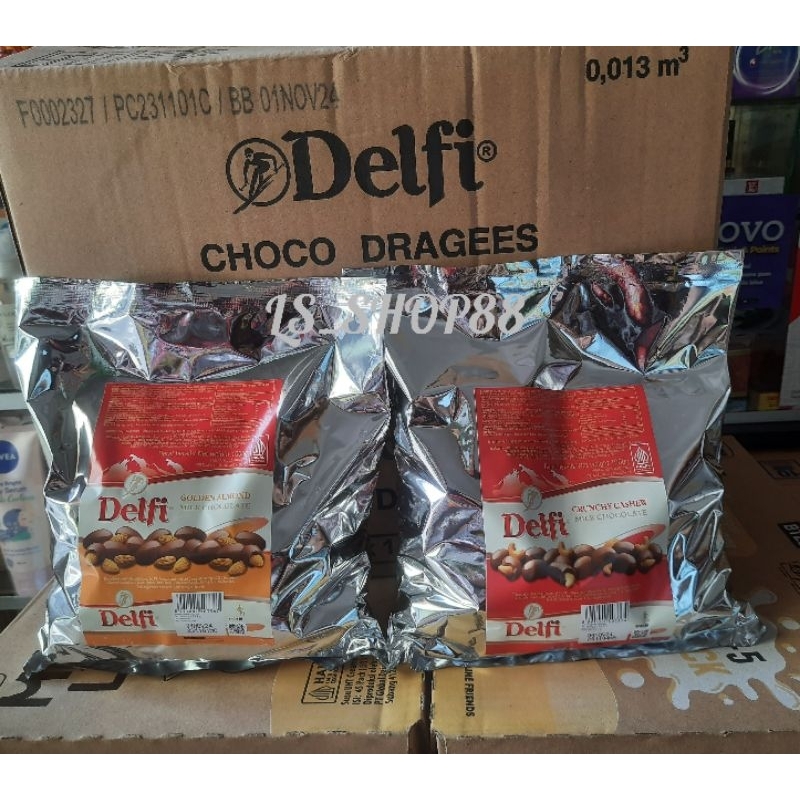 Jual Coklat DELFI Almond / Cashew 1kg Choco Dragees | Shopee Indonesia