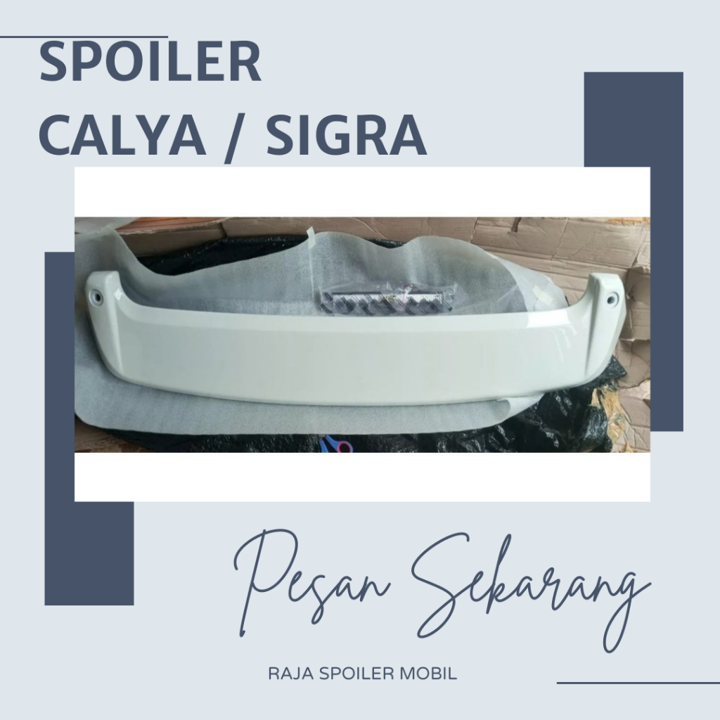 Jual SPOILER MOBIL CALYA / SIGRA WITH LAMP | Shopee Indonesia