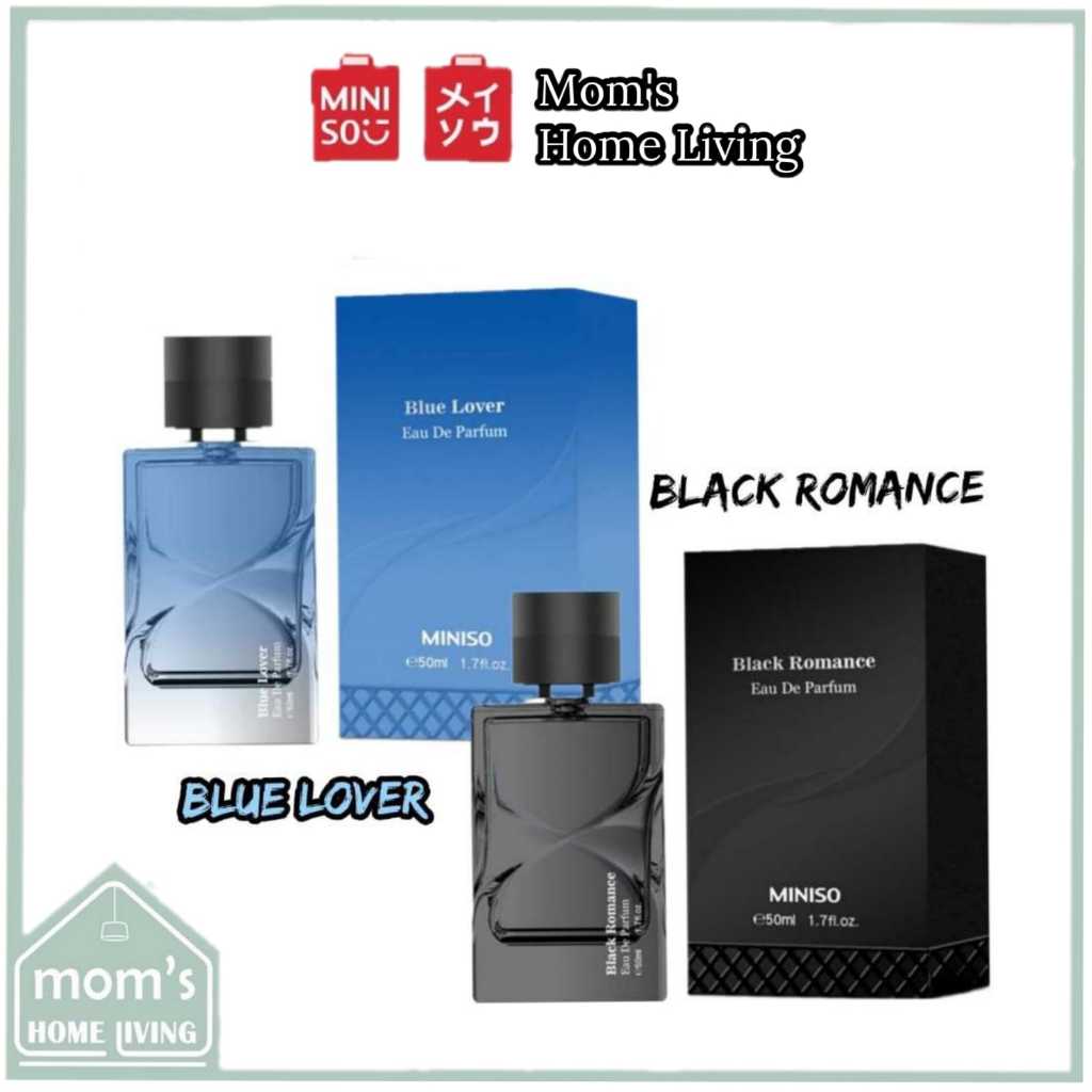 Jual MINISO Parfum Pria Black Romance / Blue Lover Eau de Parfum 50ml ...
