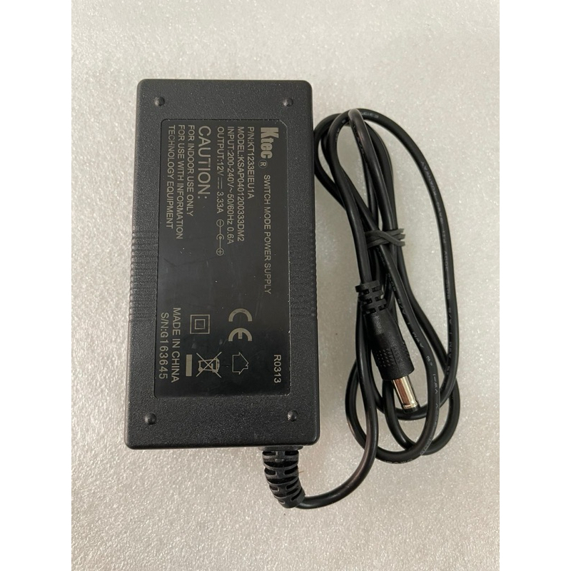 Jual Adaptor switching 12 v 3,33 a Ktec ORI Power supply 12v 3,33a ...