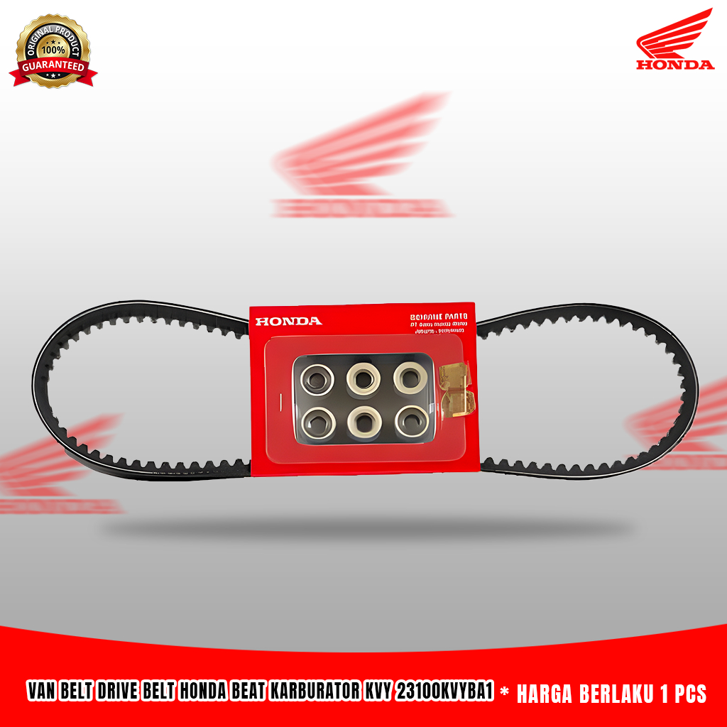 Jual Van Belt Drive Belt Honda BeAT Karburator KVY 23100KVYBA1 | Shopee ...