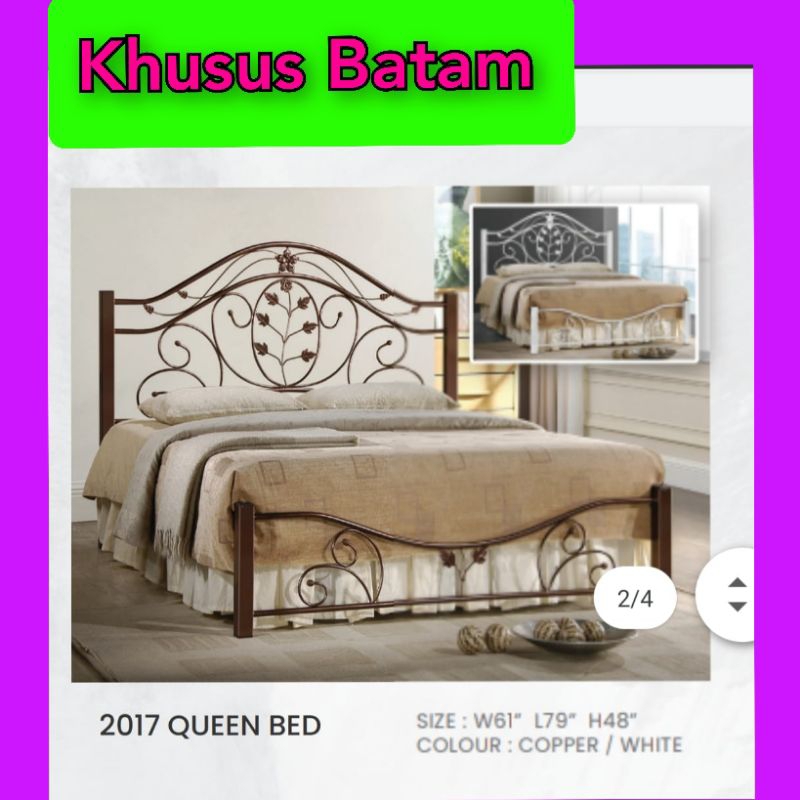 Jual RANJANG BESI 2017 QUEEN UK.150x190CM Rangka Tempat Tidur/RANGKA ...