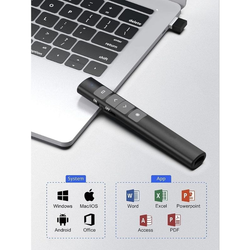 Jual LASER POINTER PRESENTASI / PEN PRESENTER CHARGER USB SMART ...