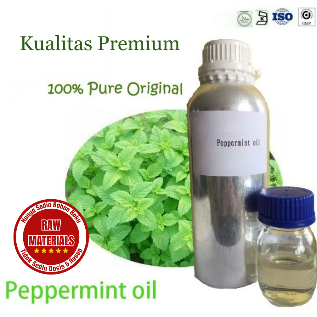 Jual Peppermint Oil 100ml 100% Murni Minyak Mint Oil 100 ml | Shopee ...
