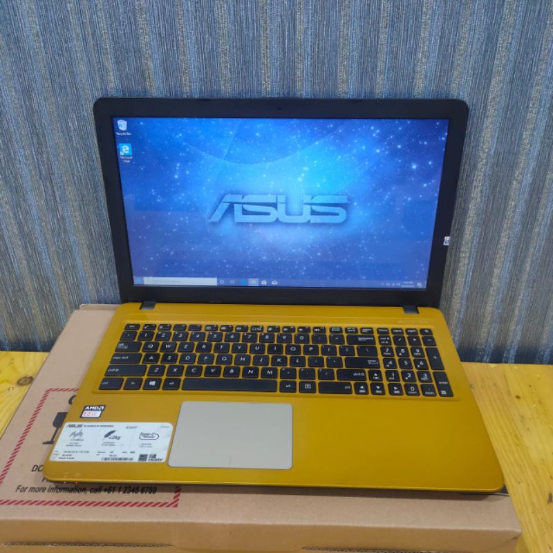 Jual Laptop Asus X540YA Amd E2-7110 Layar 15inch Ram 4GB HDD 500GB Windows 10 office lengkap ...