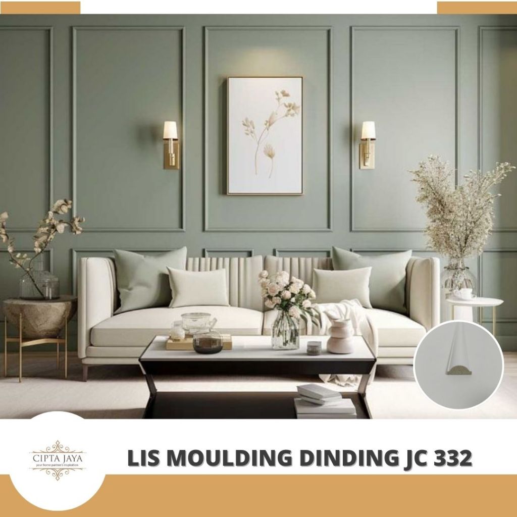 Jual Moulding Molding Kayu Gipsum Dinding Kayu Siap Pakai PVC Foam Wall ...