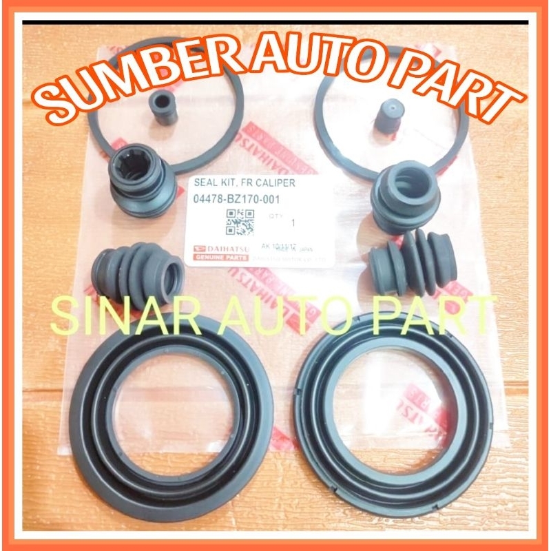Jual (SAP) CALIPER KIT SEAL KALIPER REAM DEPAN CALYA SIGRA ORIGINAL | Shopee Indonesia