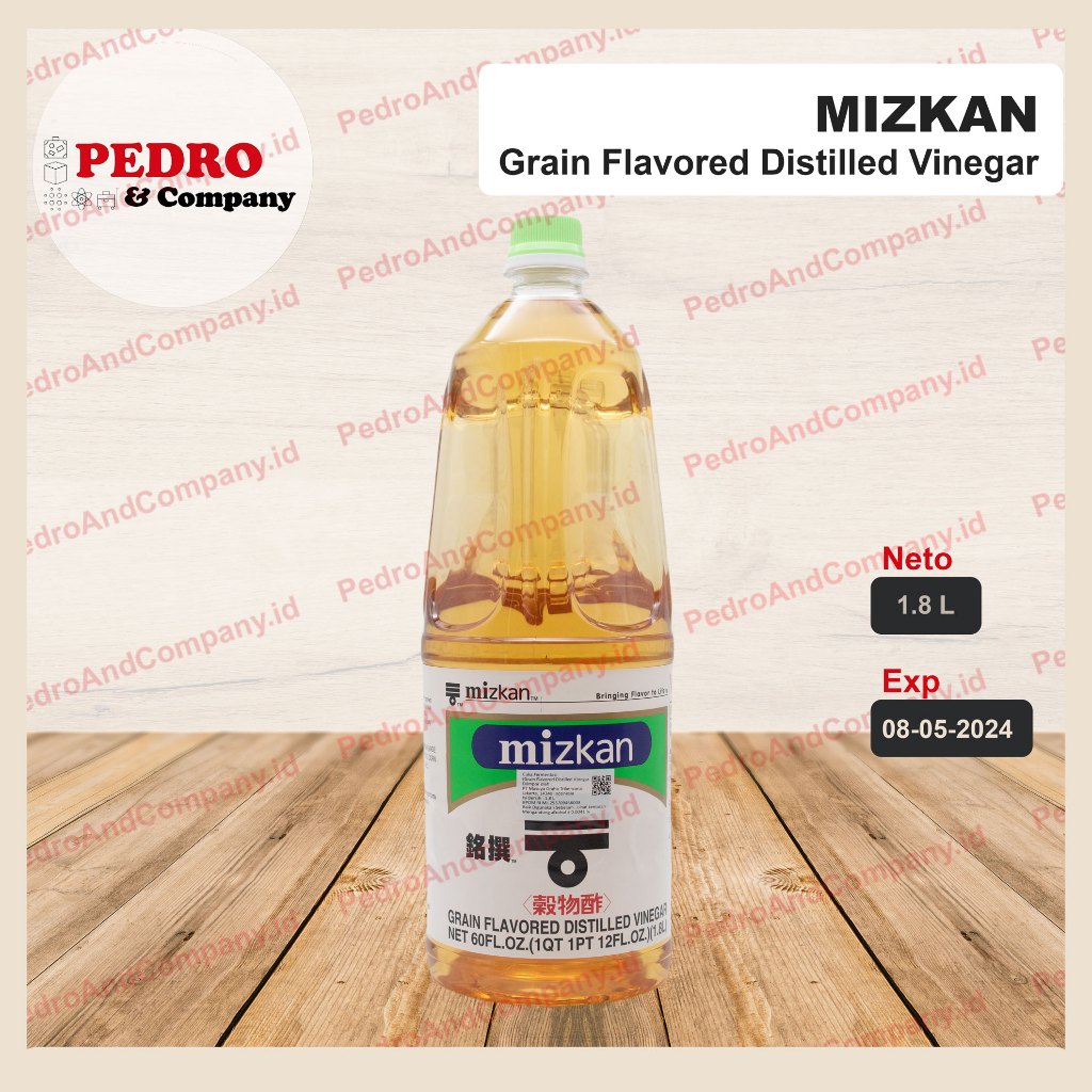 Jual Mizkan cuka fermentasi grain distilled vinegar / mirin sushi rice 1.8L | Shopee Indonesia