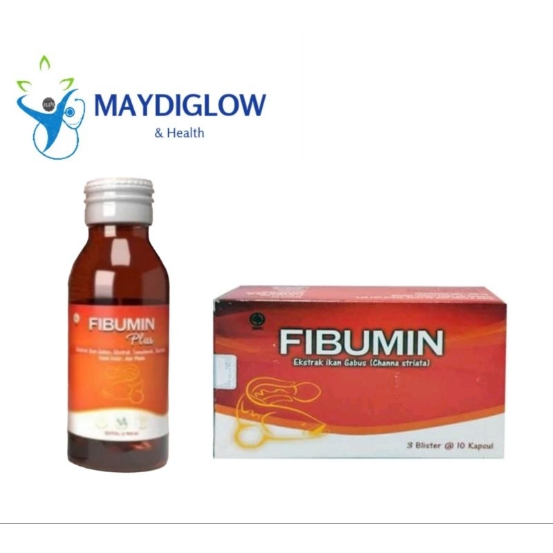 Jual Fibumin Capsul & Fibumin Plus Syrup /Ekstra Ikan Gabus | Shopee ...