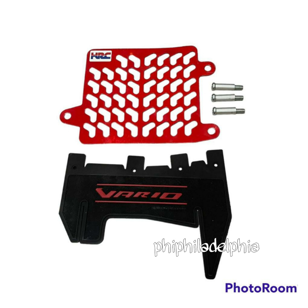 Jual PAKET VARIASI HONDA VARIO 125 VARIO 150 COVER RADIATOR HRC MODEL ...