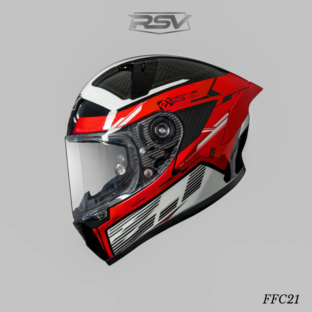 Jual HELM RSV FFC21 FIBER COMPOSITE POISON RED GLOSSY / HELM RSV ...