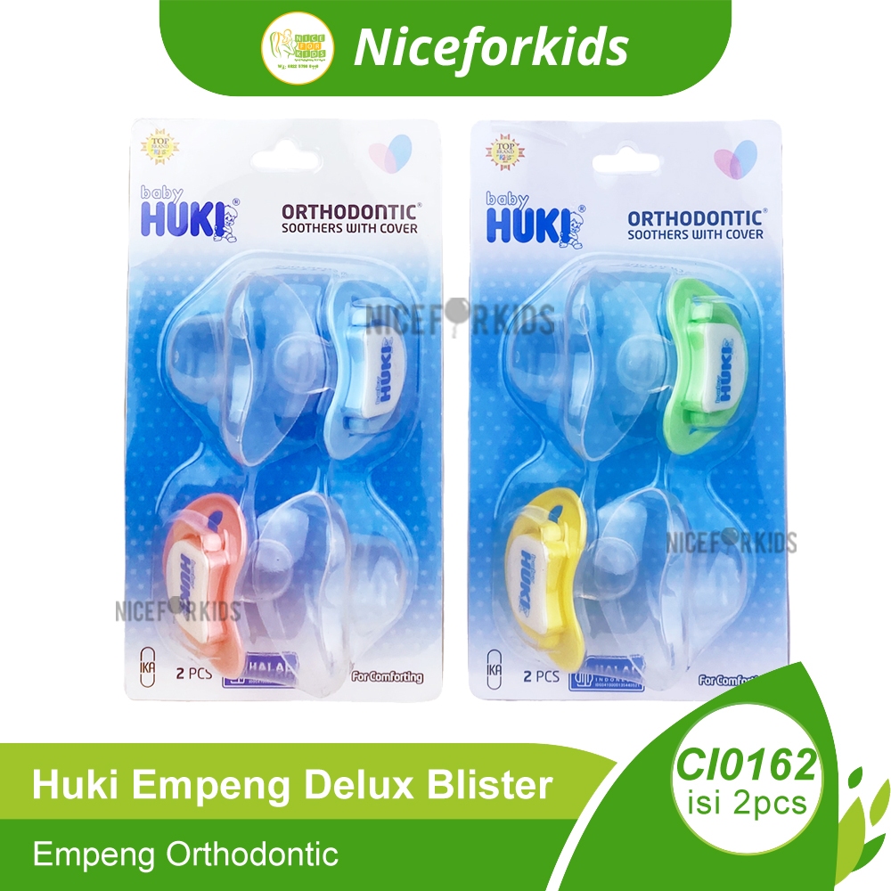 Jual Huki Empeng Bayi Delux Blister isi 2pcs Step 1 CI0162 / Huki Baby ...