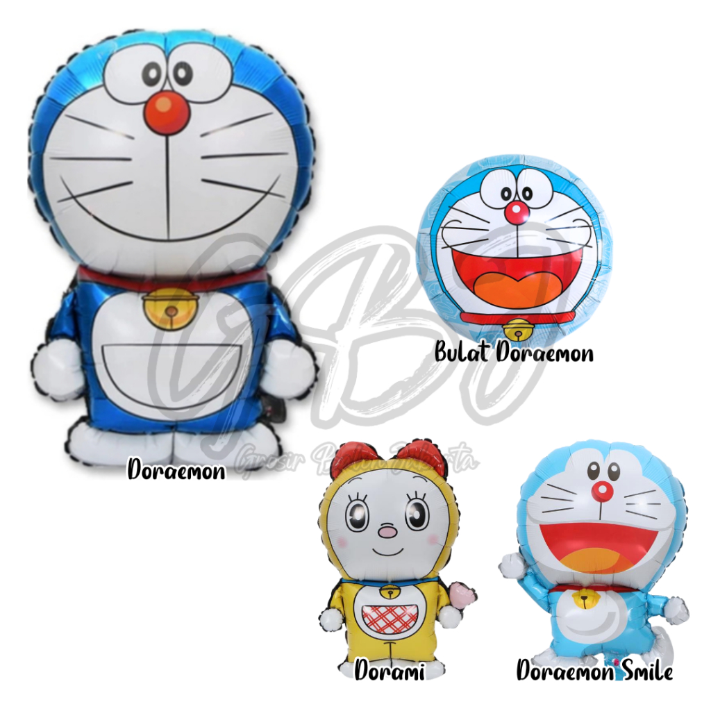 Jual Balon Foil JUMBO Doraemon / Dorami / BULAT Doraemon | Shopee Indonesia