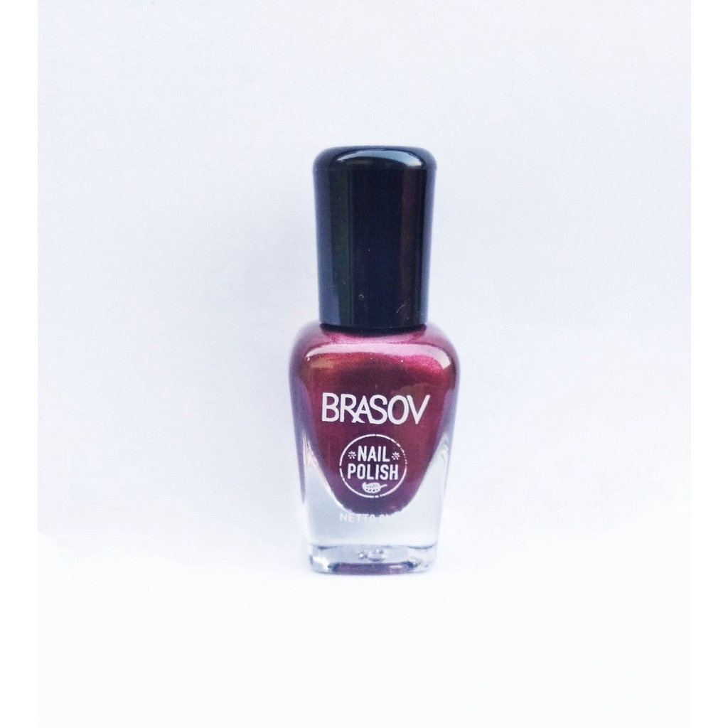 Jual Brasov Nail Polish - Kutek - Kitek 8ml [ Hitam/Bening/Merah/Maroon ...
