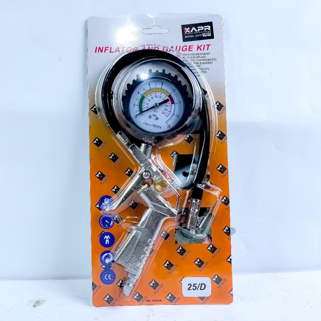 Jual APR pengukur angin tekanan ban tire pressure gauge alat isi angin ...