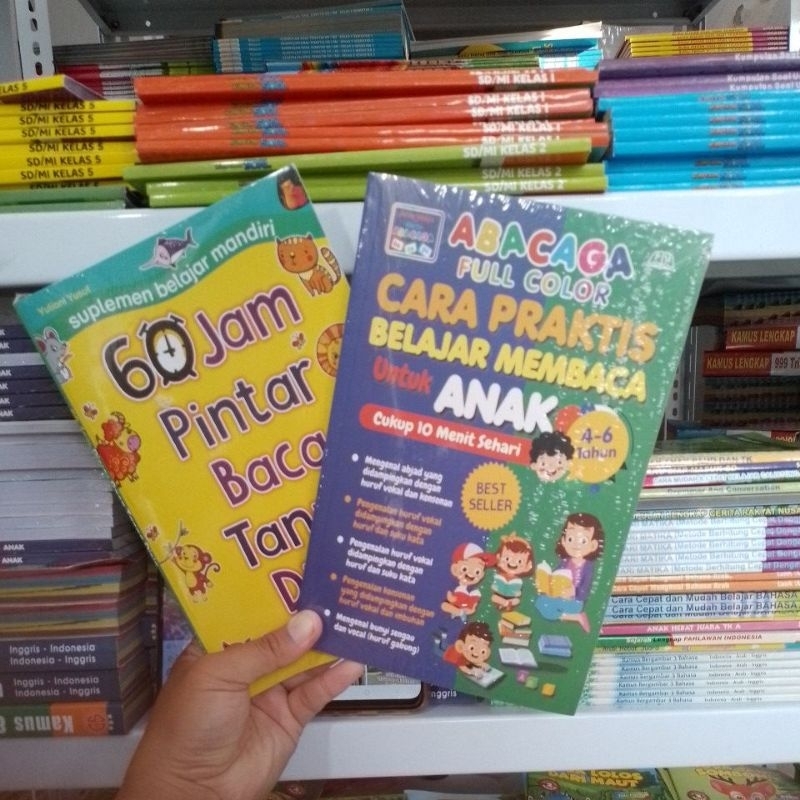 Jual Paket Bundle Buku 60 Jam Pintar Baca Tanpa Dieja + Buku Abacaga ...