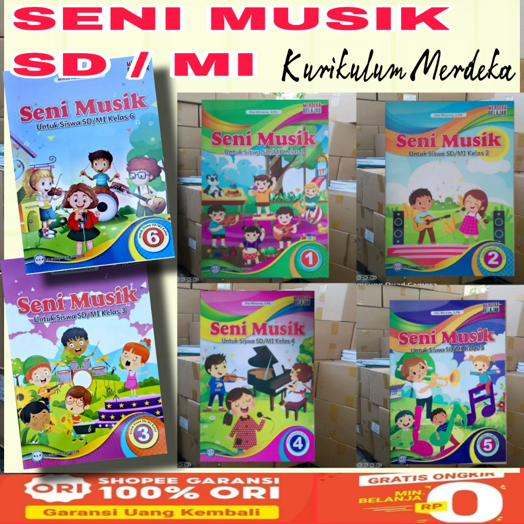 Jual Buku Siswa Seni Musik Kelas 1, 2, 3, 4, 5, 6 - SENI MUSIK - GLOBAL OFSET SEJAHTERA ...