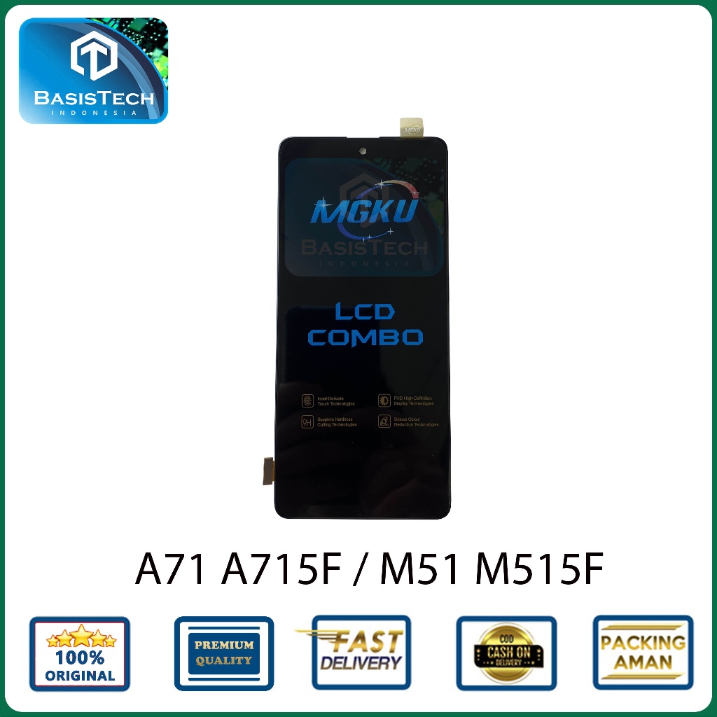 Jual LCD SAMSUNG A71 A715F - M51 M515F FULLSET - MGKU | Shopee Indonesia