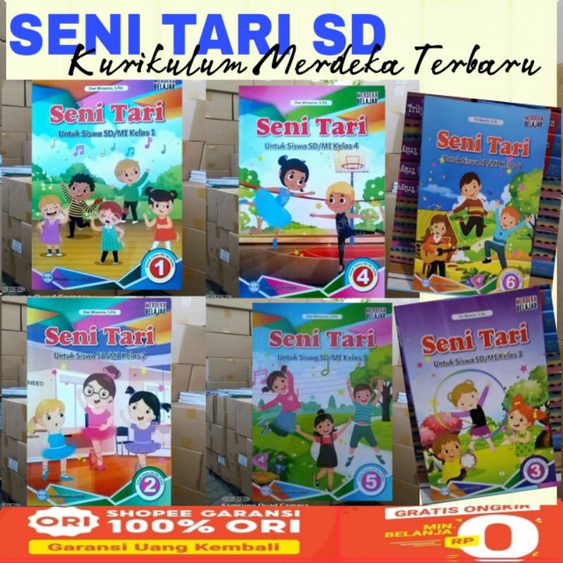 Jual Buku Siswa Seni Tari Kelas 1, 2, 3, 4, 5, 6 SD / MI Kurikulum Merdeka Penerbit PT Global ...