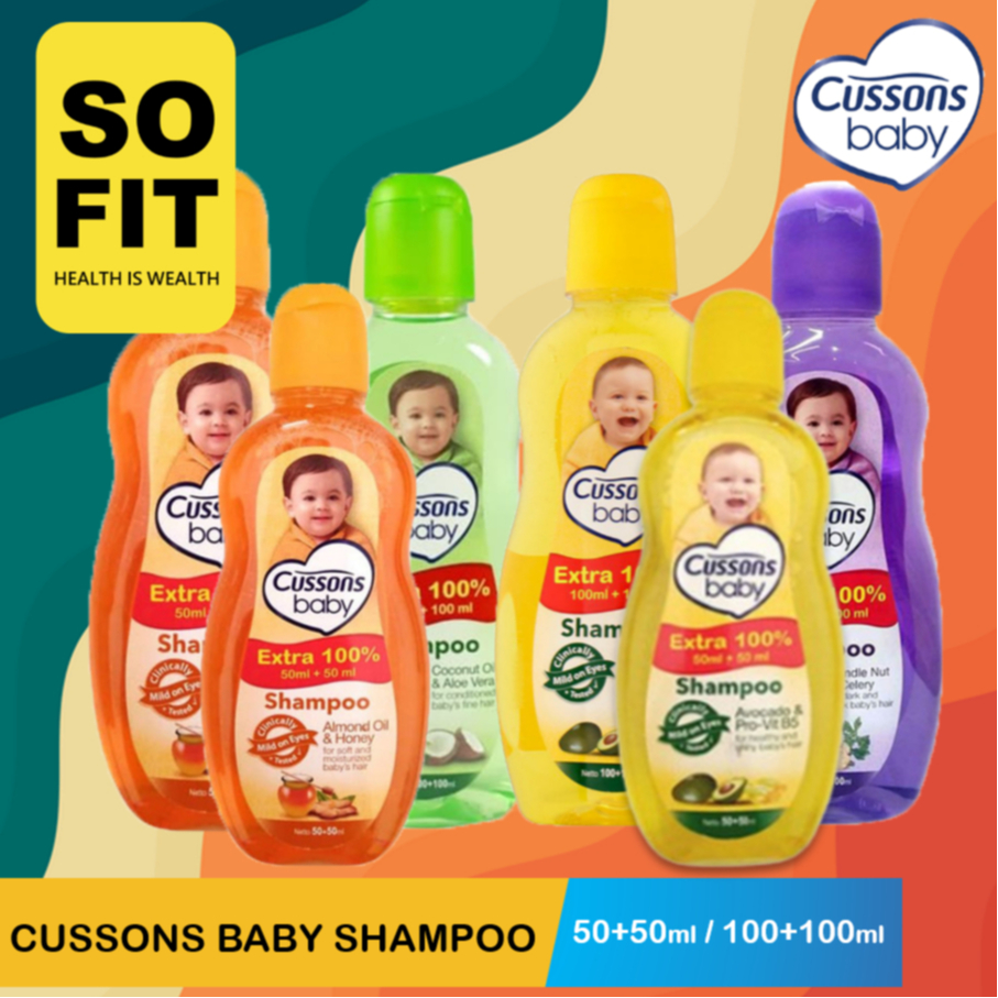 Jual Cussons Baby Shampoo Series 100ml + 100ml & 50ml + 50ml - Cusson ...