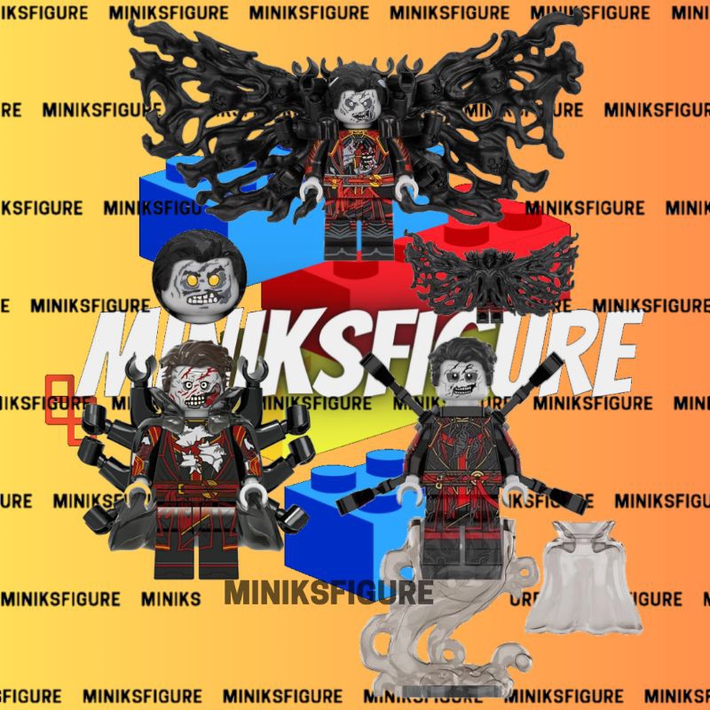 Jual Mainan Balok Susun Edukasi Anak Figure Mini Defender Strange ...