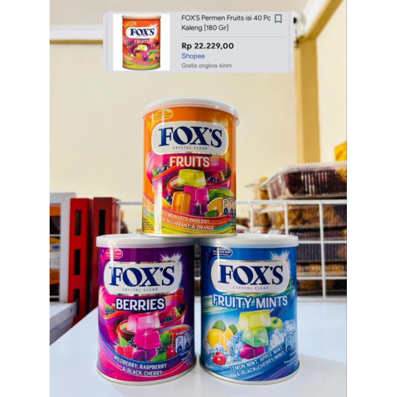 Jual Permen Foxs Kaleng | Shopee Indonesia Jual Permen Foxs Kaleng | Shopee Indonesia