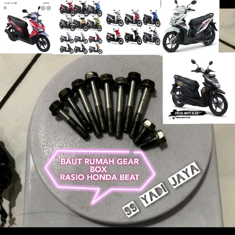 Jual baut gear box/baut rumah rasio Honda beat fi PNP beat ECO beat ...
