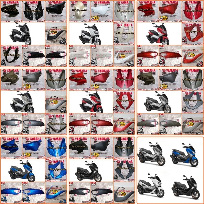 Jual FULL BODY HALUS YAMAHA NMAX OLD 2015-2019 ORIGINAL YAMAHA (9psc ...