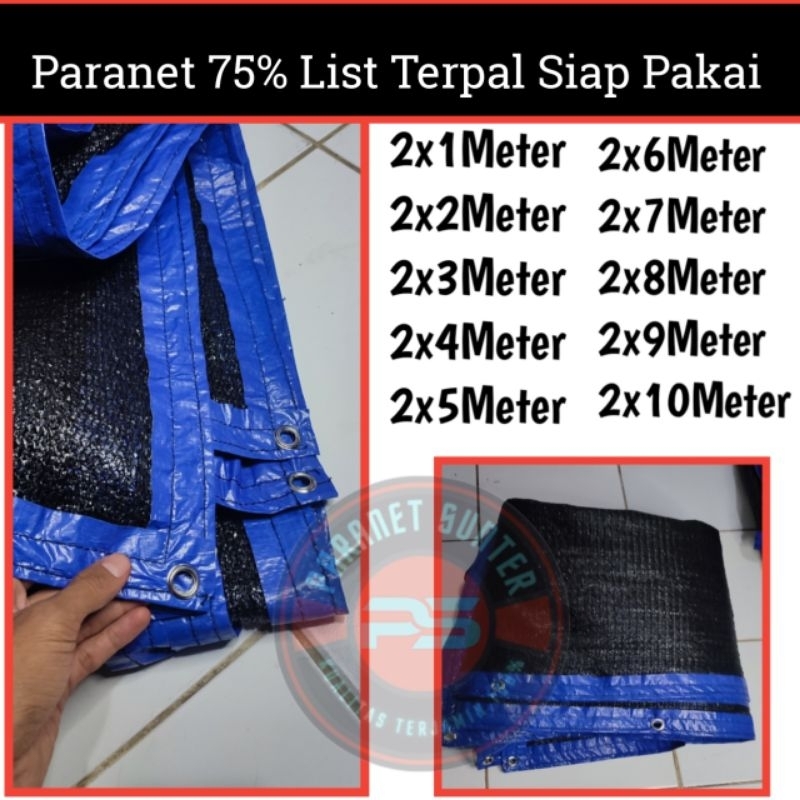Jual Jaring Paranet 75% lebar 2 meter panjang eceran per meter | List ...