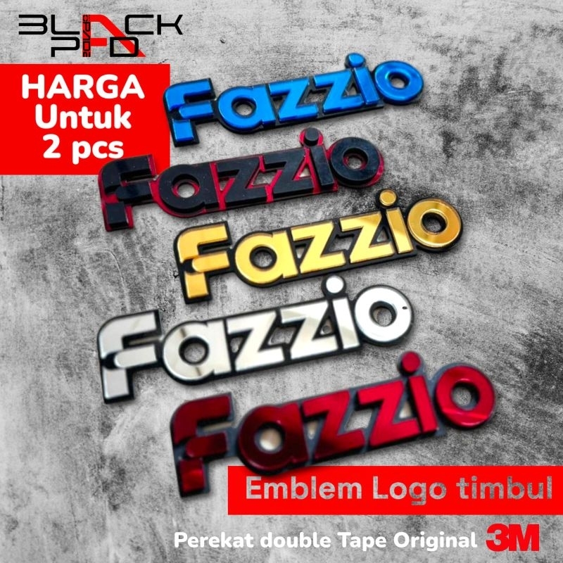 Jual Emblem Logo Fazzio 3D Timbul Bahan Kaca Akrilik | Shopee Indonesia