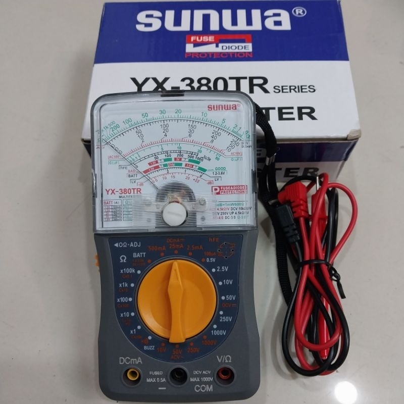 Jual Multitester Multimeter Avometer Sunwa YX-380TR Analog | Shopee ...