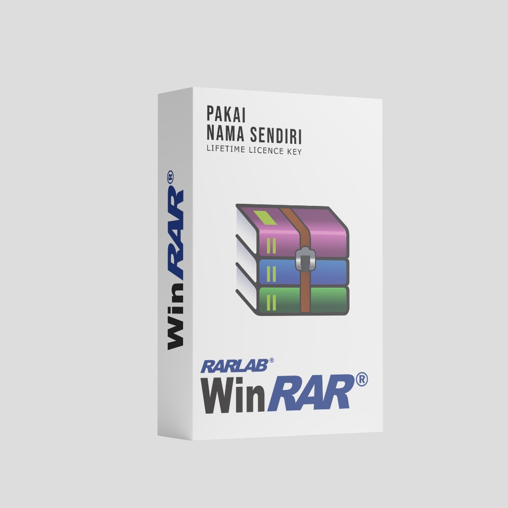 Jual WINRAR Original Archiver 2024 License Key Pakai Nama sendiri ...