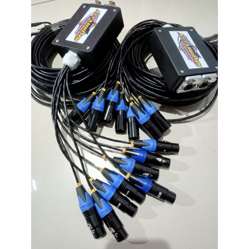Jual SNAKE LAN RJ45 TO XLR 8 CHANNEL BALANCE Set Kabel 30M | Shopee ...