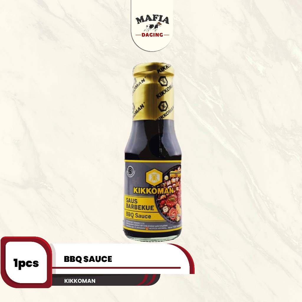 Jual BBQ Sauce Kikkoman / Saus Barbekue Halal 300 ml - Mafia Daging | Shopee Indonesia